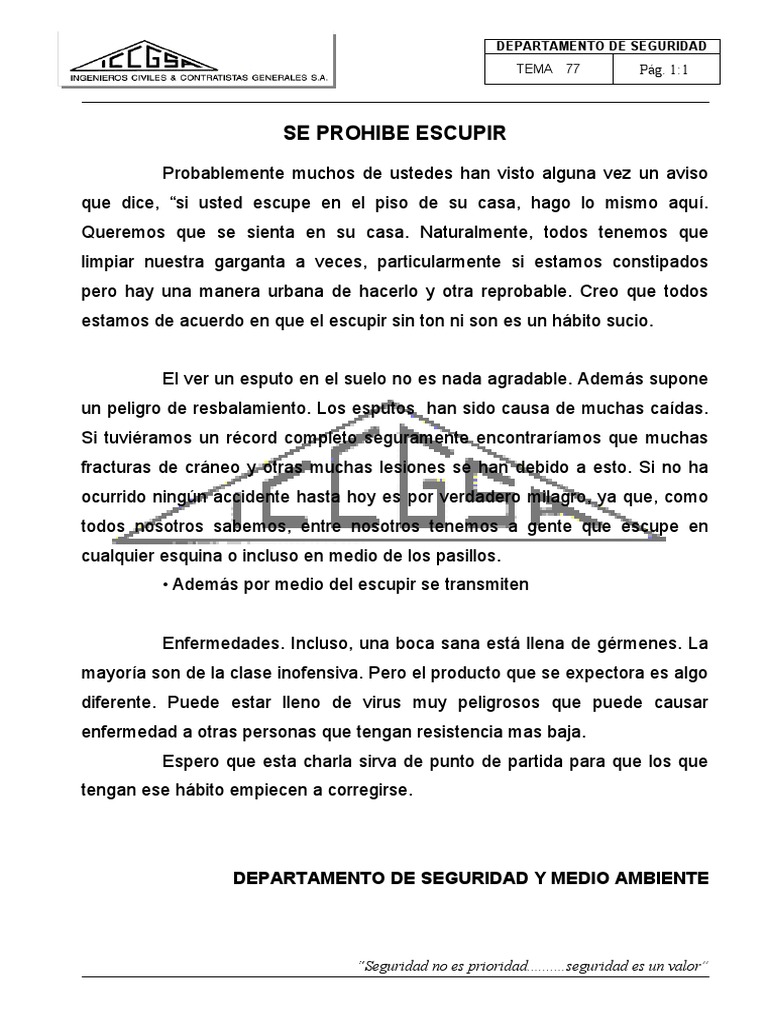 77....... Se Prohibe Escupir | PDF 77....... Se Prohibe Escupir | PDF