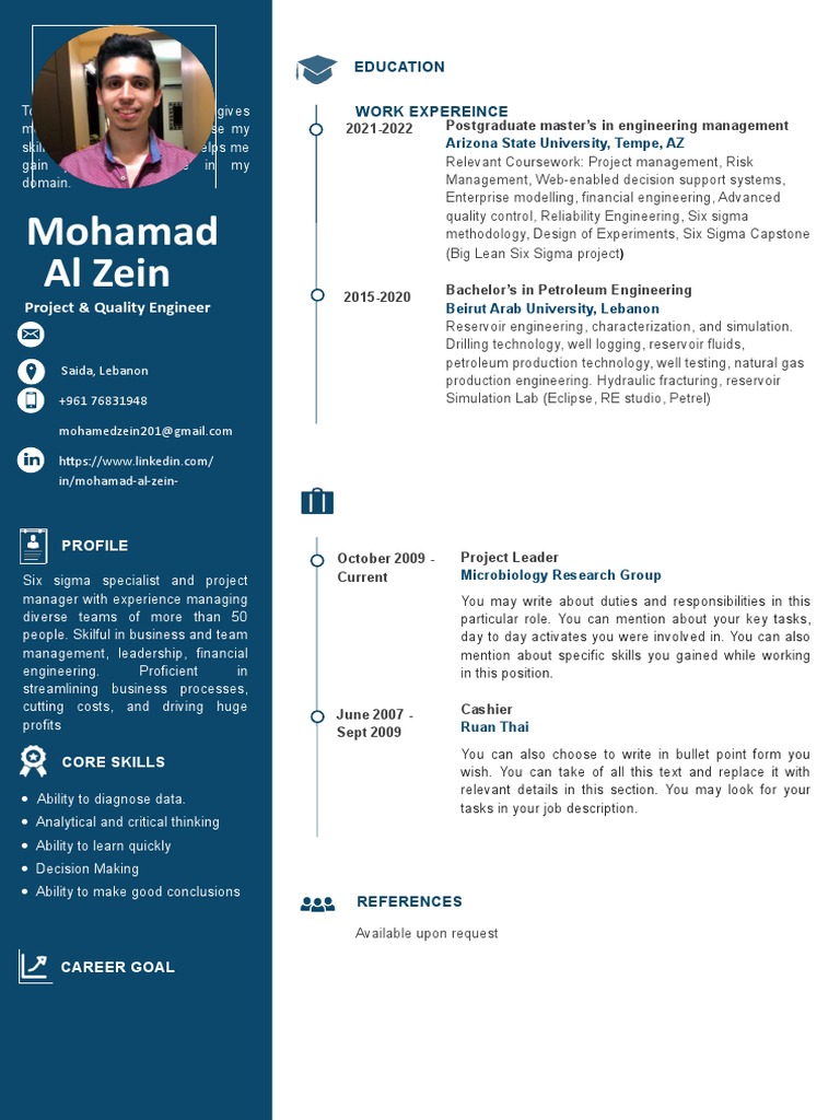 One Pager | PDF | Engineering | Six Sigma