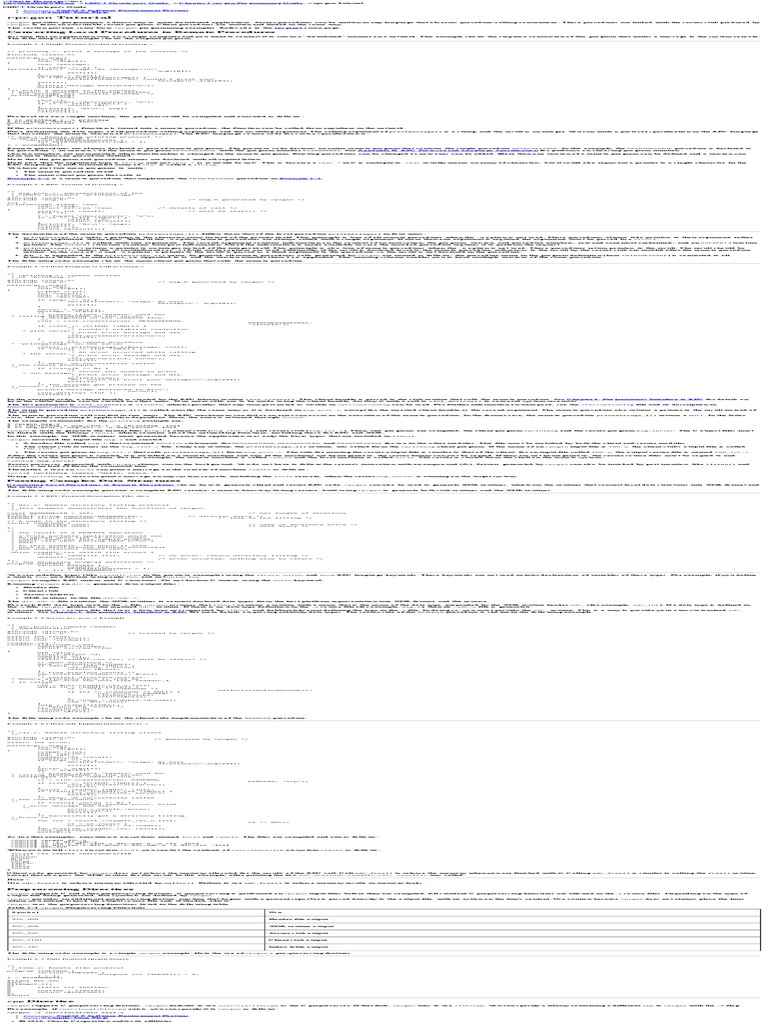 rpcgen Tutorial (ONC+ Developer's Guide) | PDF | Programming | Computer Program