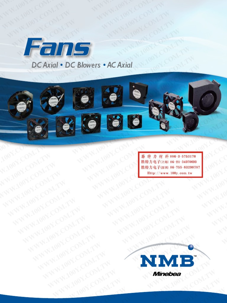 16 NMB Fan Catalog | PDF