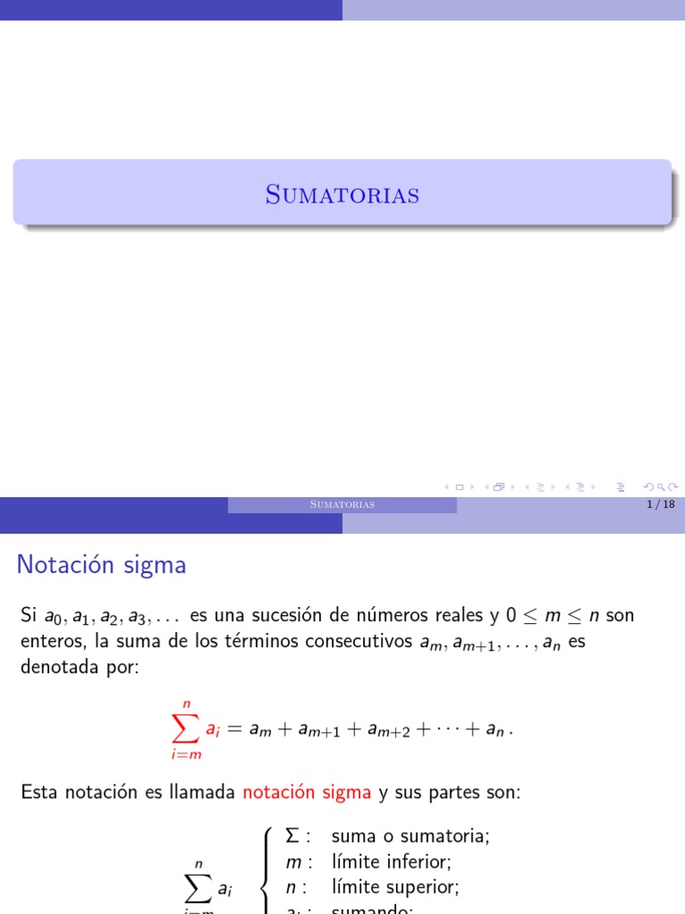 19 Sumatorias | PDF | Suma | Entero