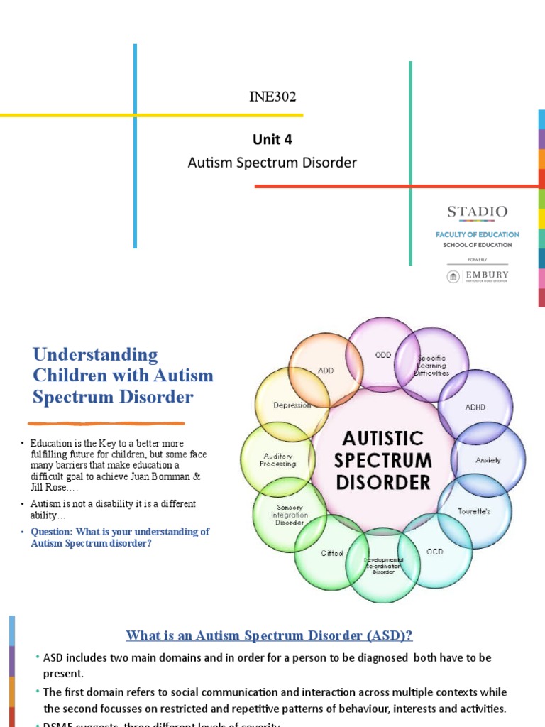 INE302 Autism Unit 4 New | PDF