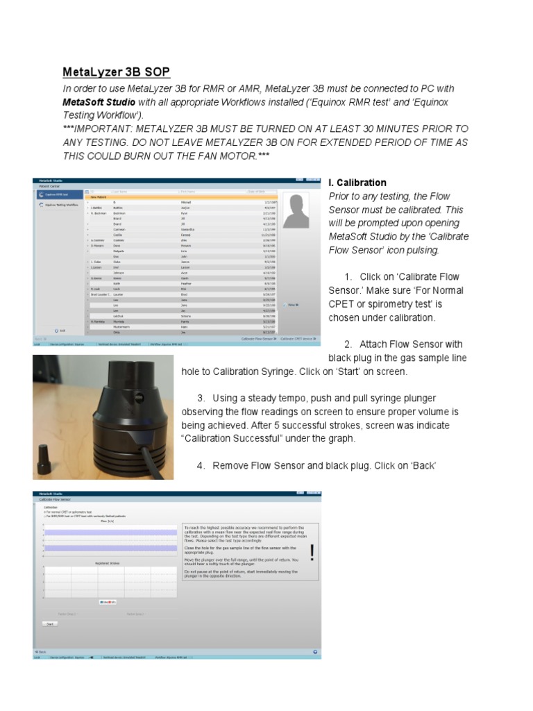 Cortex Sop | PDF | Flow Measurement | Equipment