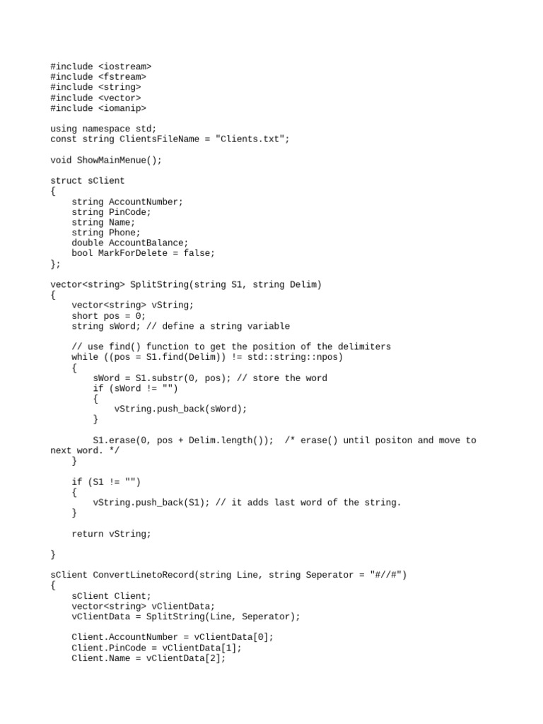 Solution Pdf String Computer Science Computing 7822