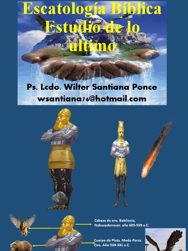 Escatología Bíblica | PDF | Daniel (figura bíblica) | Textos Religiosos