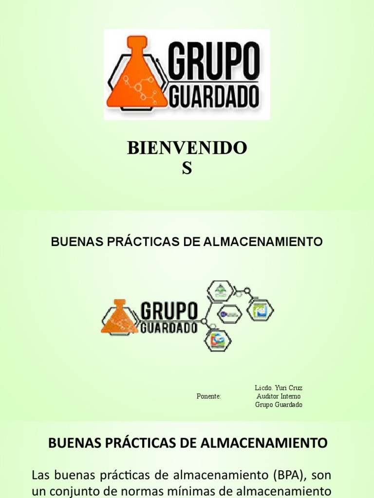 Capacitación Buenas Practicas de Almacenamiento | PDF | Almacén ...