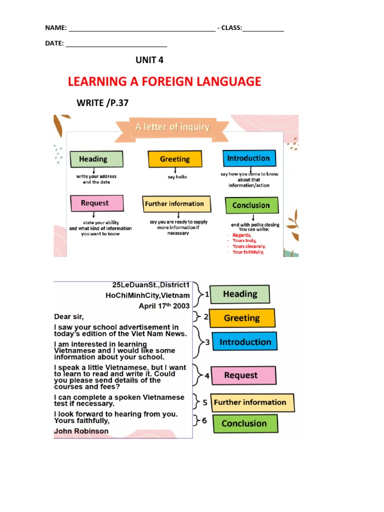 Grade9 Unit 4 Write. | PDF