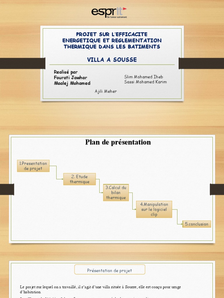 Projet Thermique | PDF | Isolation thermique du bâtiment | Génie du bâtiment