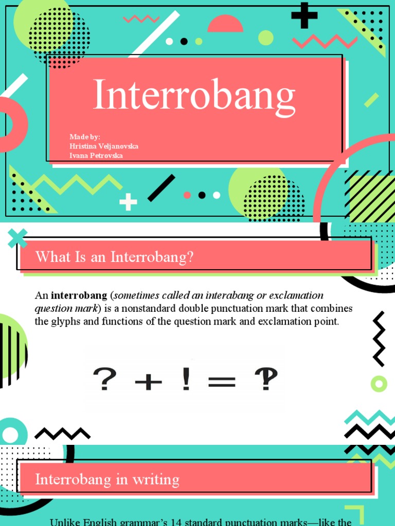 Interrobang | PDF | Writing | Graphemes