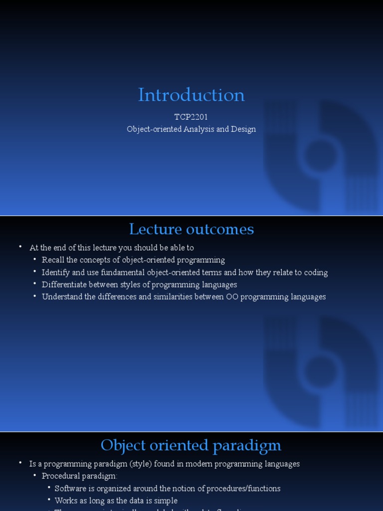 Lec01 Introb Sv Pdf Inheritance Object Oriented Programming Object Oriented Programming