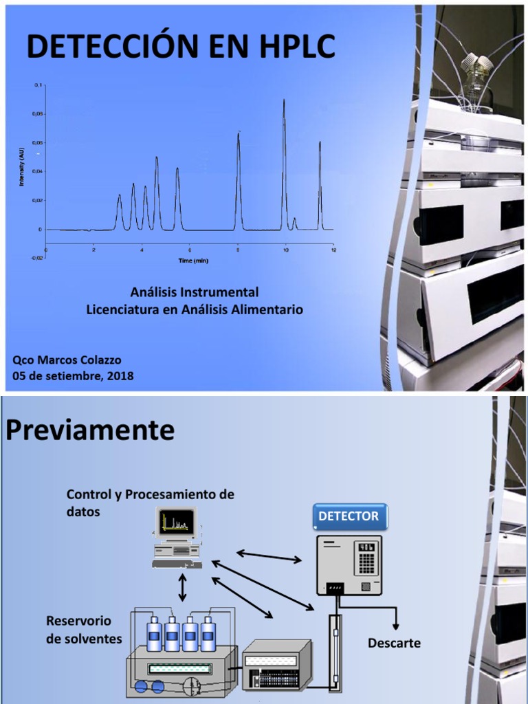 Clase 4 Detección en HPLC - AI LAA UTEC | PDF | Ultravioleta ...