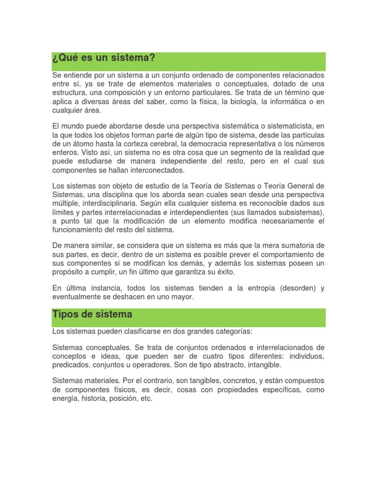 Definición de Visión Sistémica | PDF | Sistema | Pensamiento
