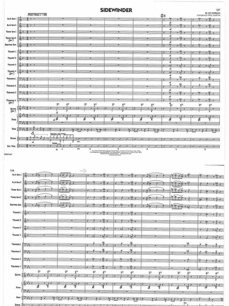 Sidewinder Score | PDF