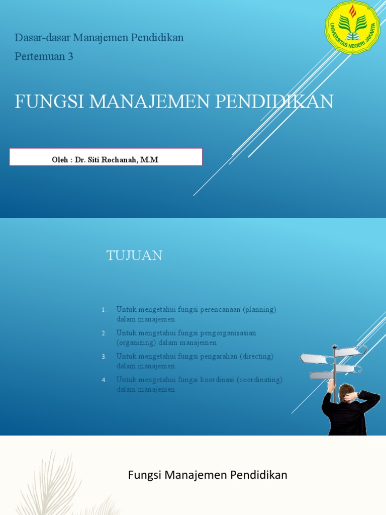 Pertemuan 3 Fungsi Manajemen Planning Organizing Dirrecting