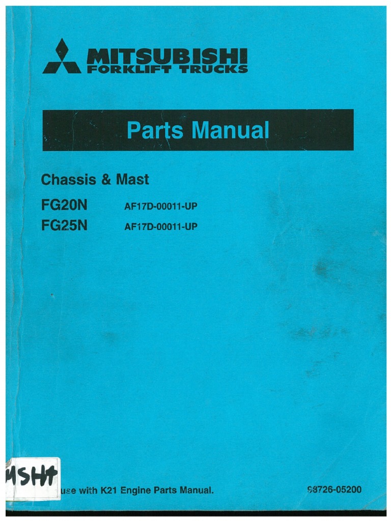 PARTS MANUAL C y M FG20-25N | PDF