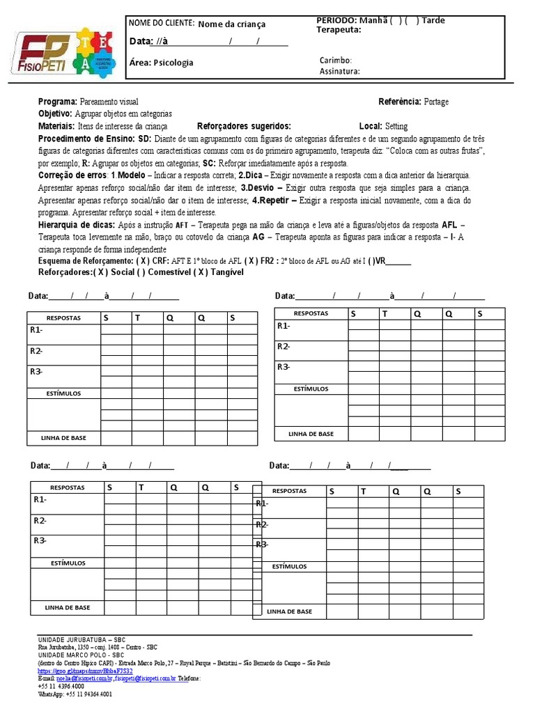 Agrupar Objetos em Categorias | PDF