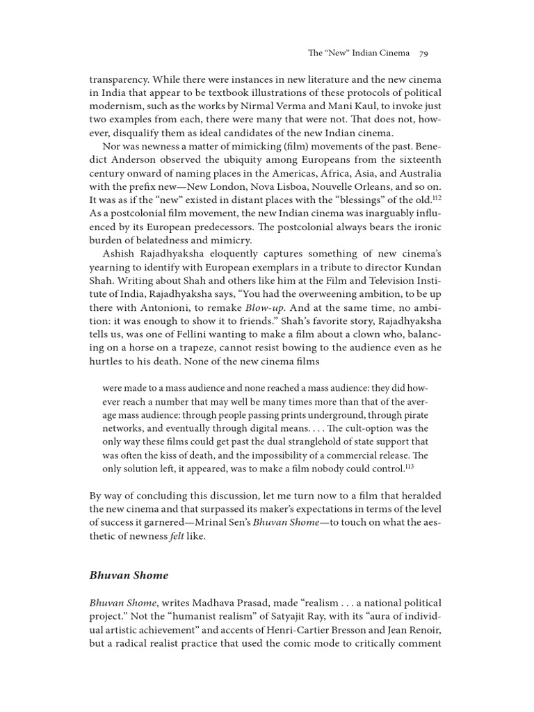 Bhuvan Shome 1 | PDF
