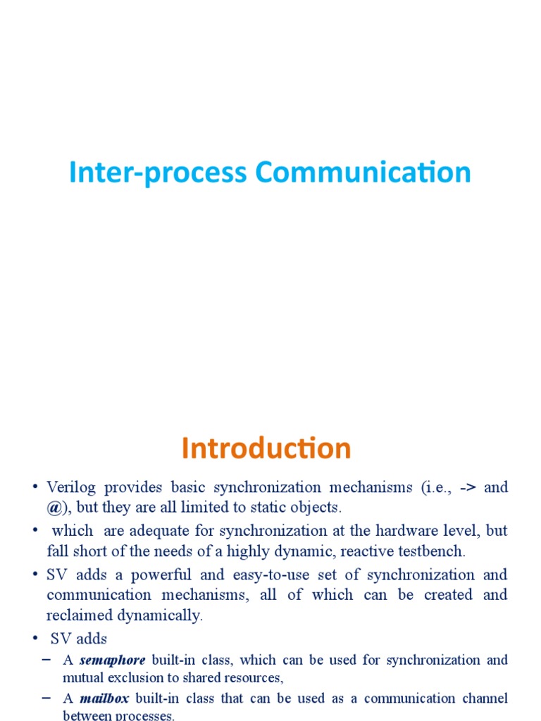 Inter-Process Communication | PDF | Queue (Abstract Data Type) | Information Age
