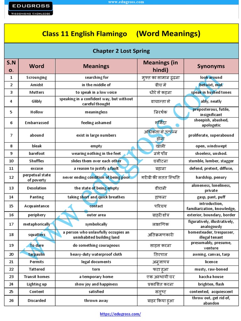 Chapter 2 Lost Spring | PDF