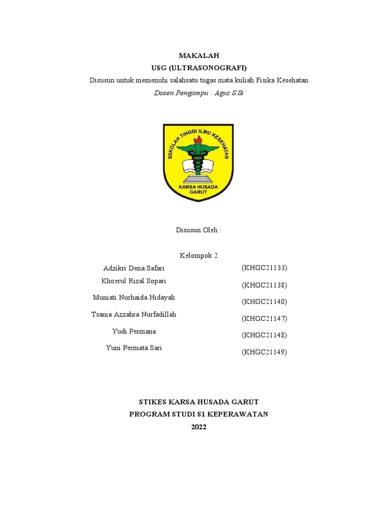 Makalah Kel 2 (USG) | PDF