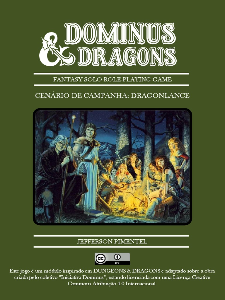 Dominus & Dragons - Dragonlance - Capa Verde | PDF | Dragão | Elfos
