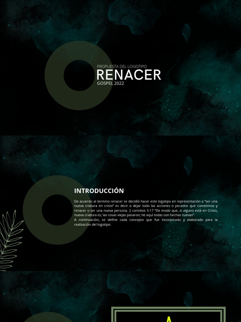 RENACER (Propuesta de Logo) | PDF