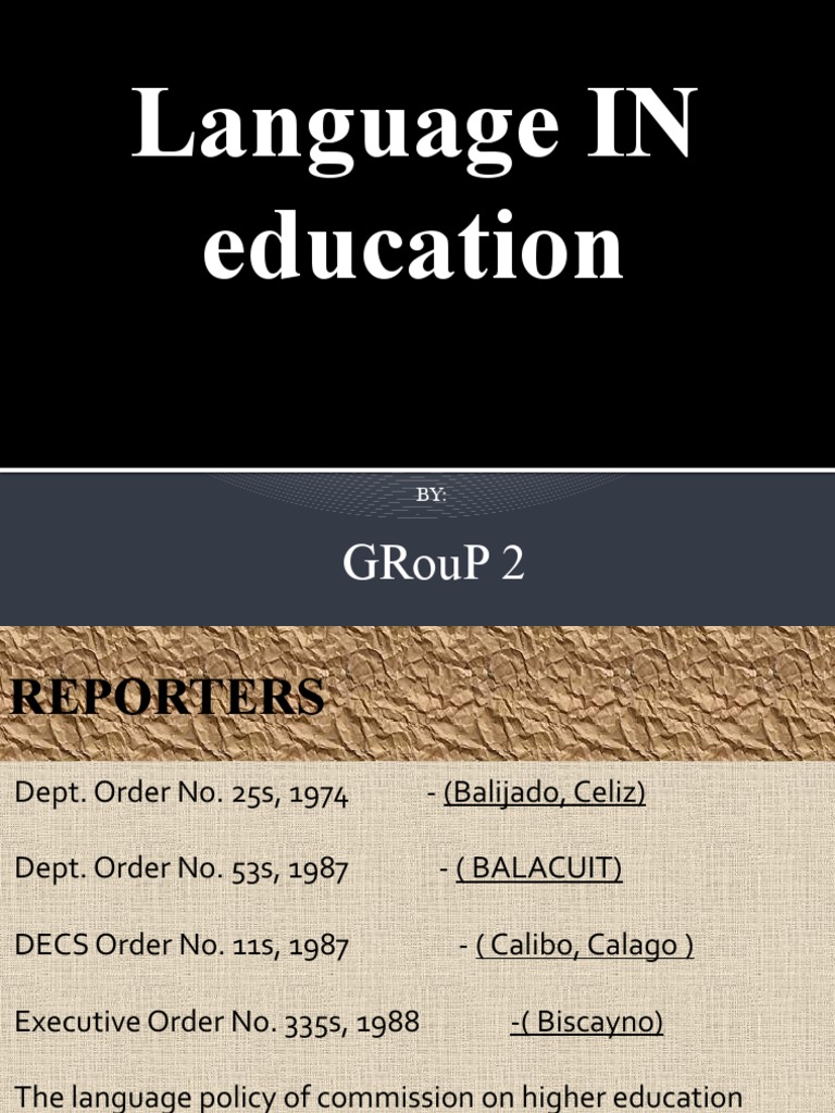 Group 2 Report | PDF | Teachers | Philippines