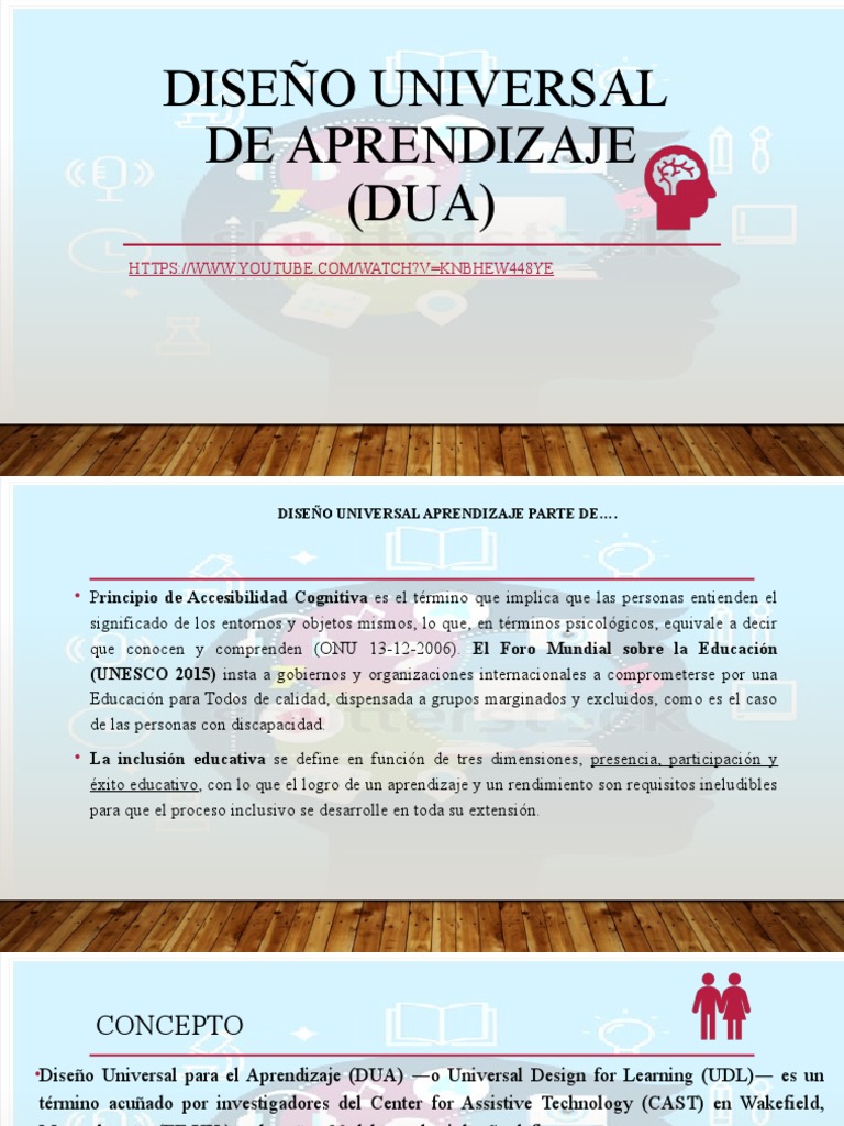 Presentacion Dua | PDF | Aprendizaje | Diseño
