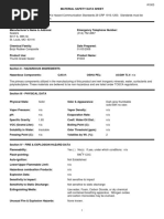 BMS 5 95 MSDS | PDF | Waste | Water