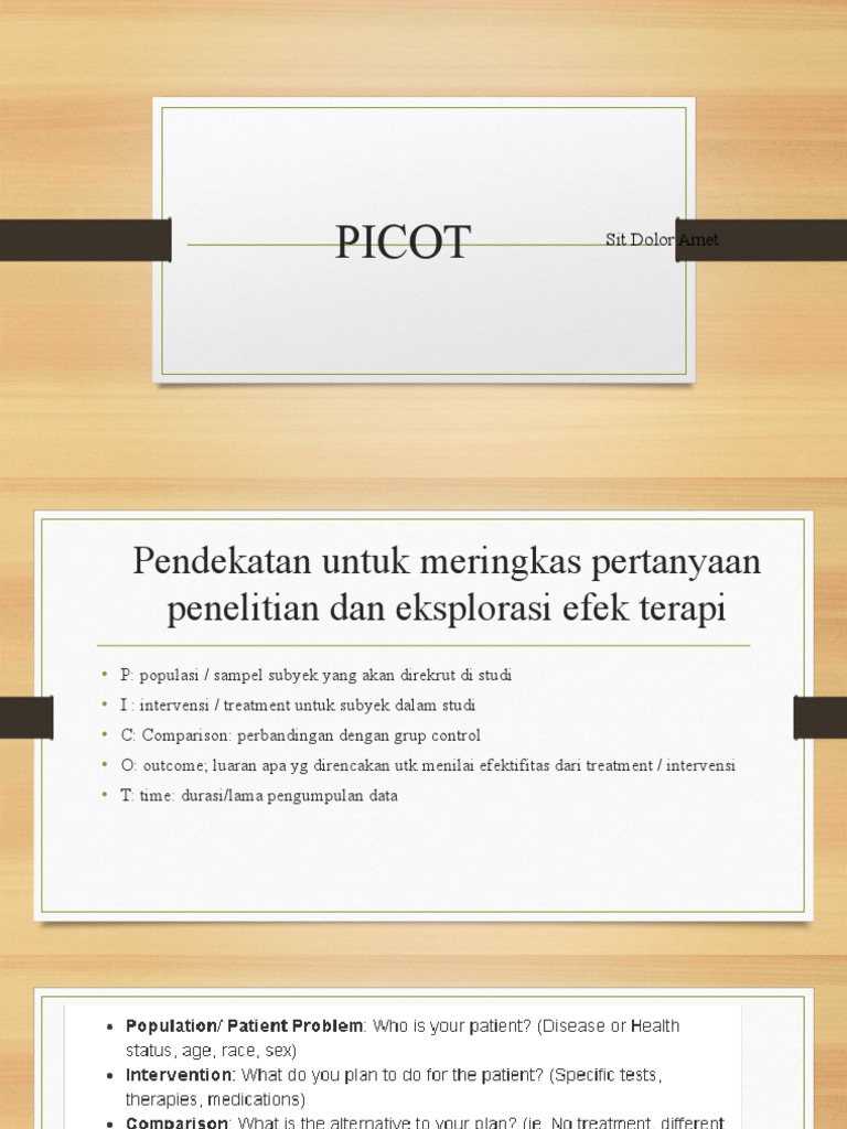 Materi PICOT | PDF