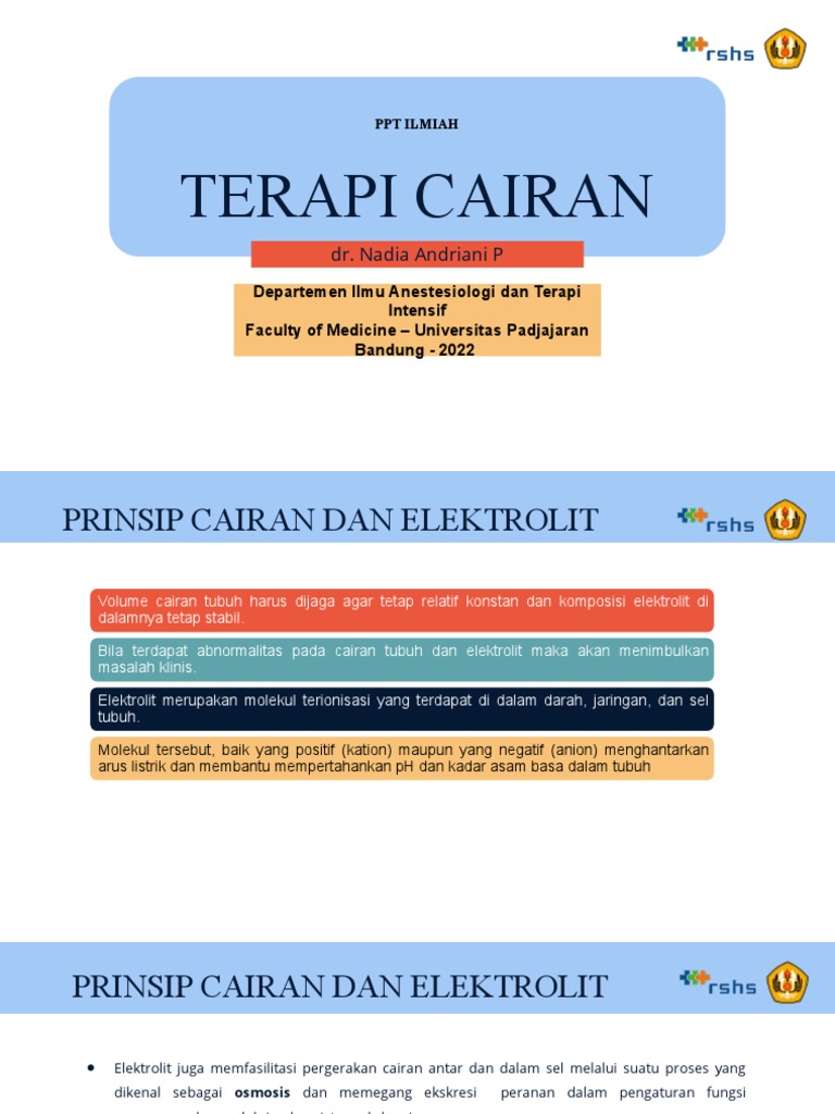 Terapi Cairan | PDF