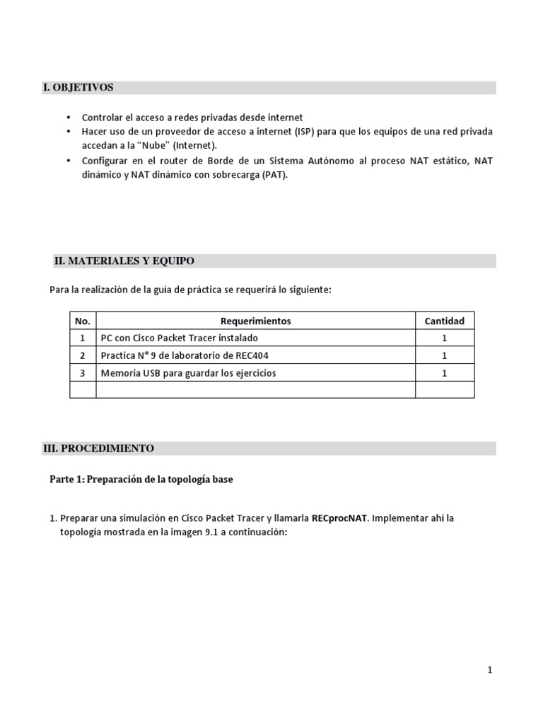Guia-9 1 | PDF | Dirección IP | Enrutador (Computación)