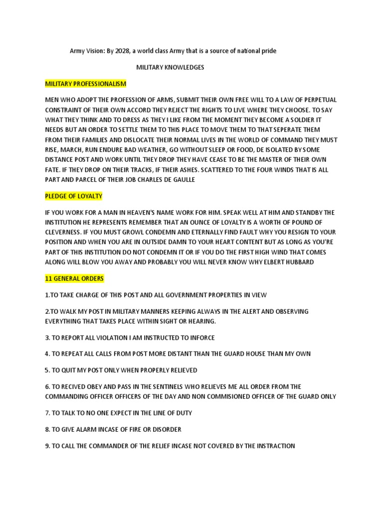 Army Vision by WPS Office | PDF | Disciplines