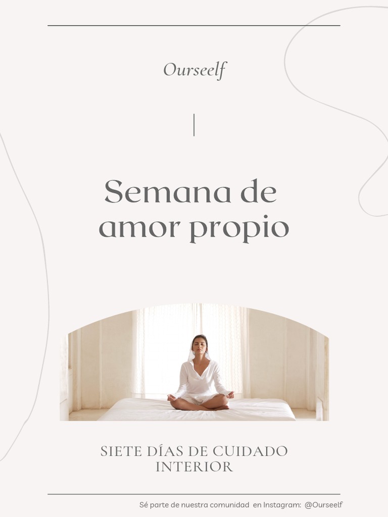 Semana de Amor Propio y Autocuidado | PDF | Autoestima | Amor