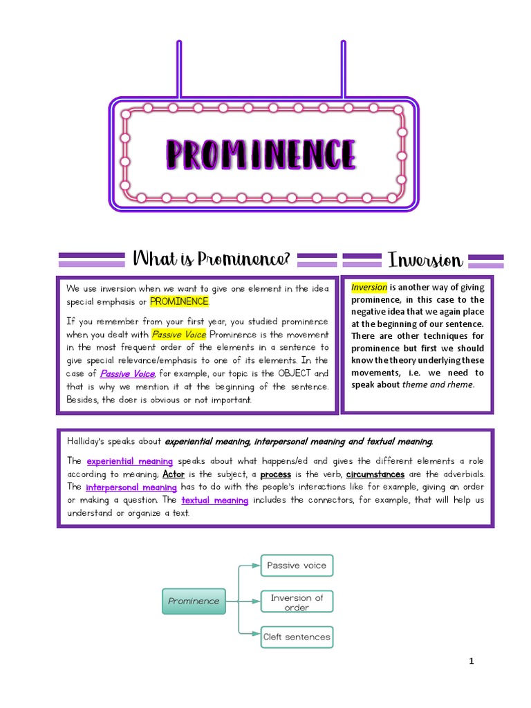 Understanding Sentence Inversion and Cleft Structures | PDF | Verb | Clause