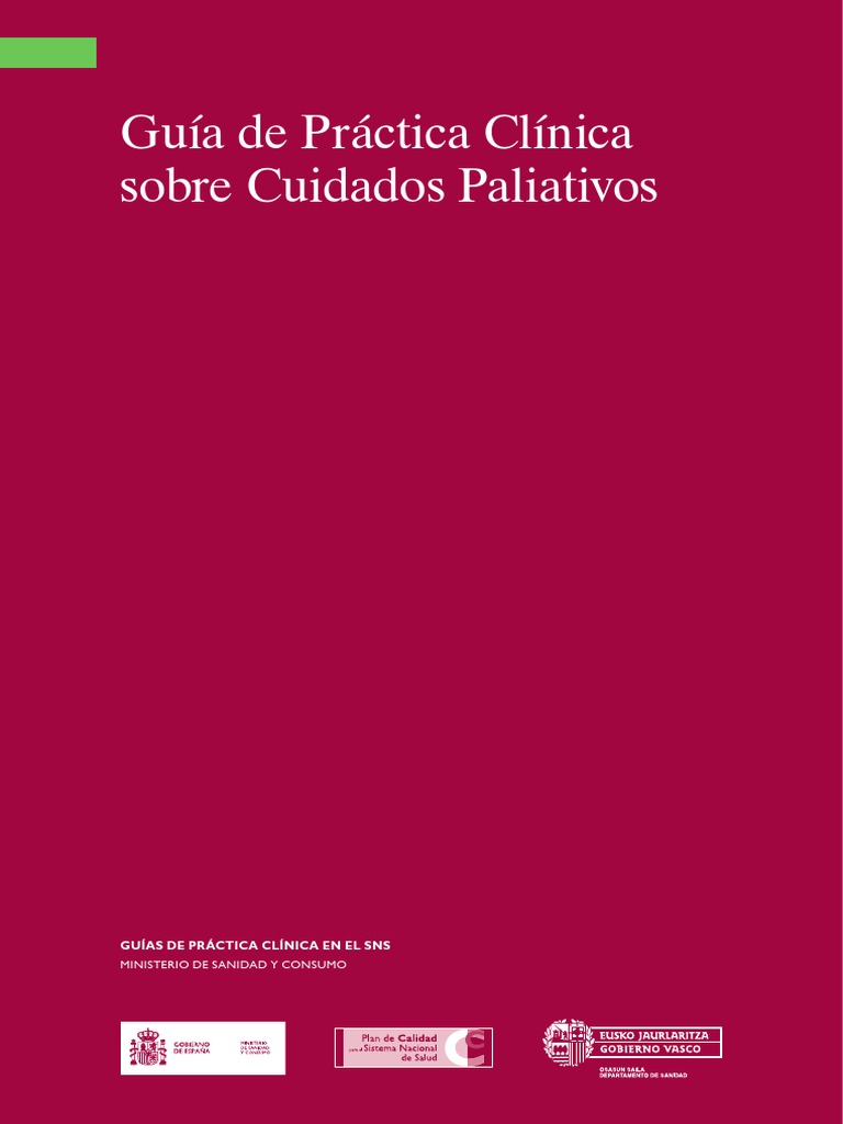 Guia de Practica Clinica Sobre Cuidados | PDF | Analgésico | Medicina CLINICA