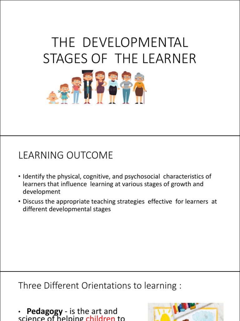 The Developmental Stages of The Learner | PDF | Developmental ...
