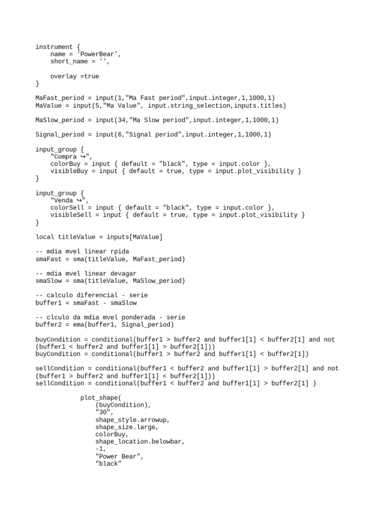 Power Bear - Script | PDF