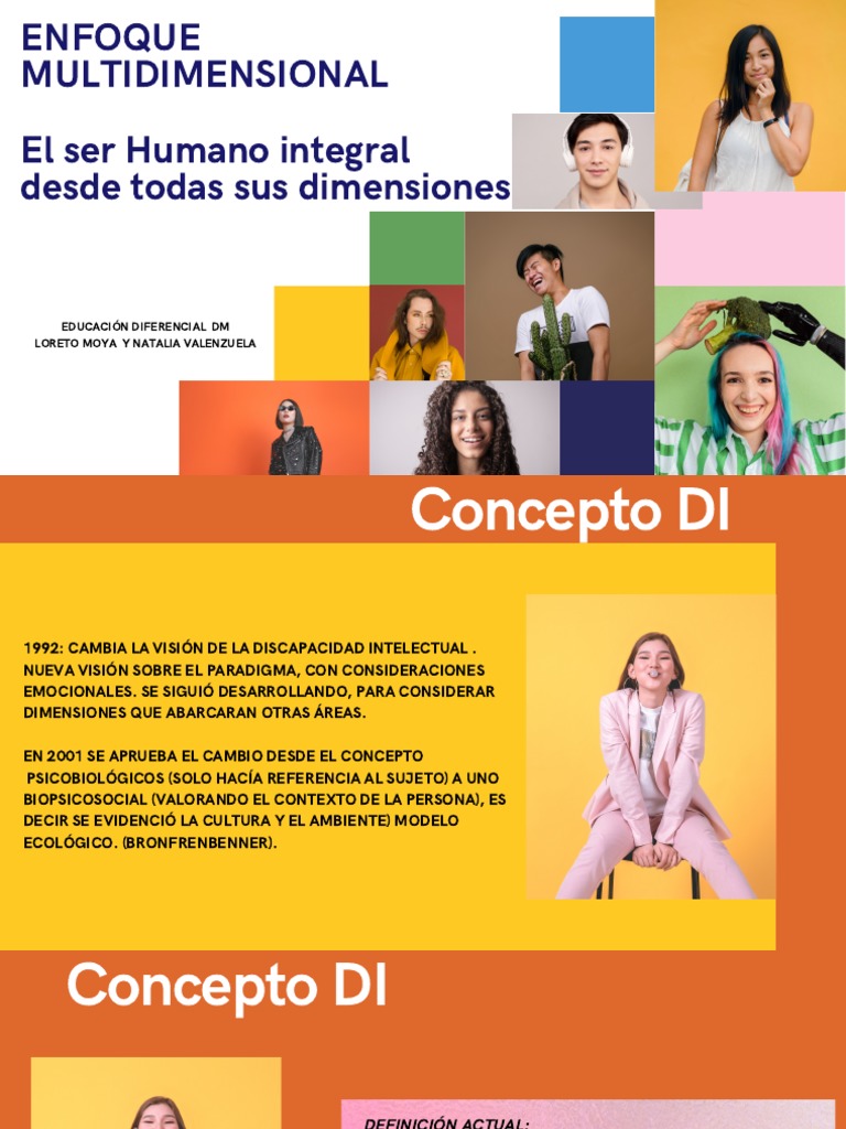 Enfoque Multidimensional El Ser Humano Integral Desde Todas Sus Dimensiones | PDF | Discapacidad ...
