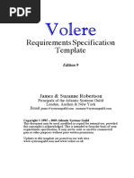 ReqView-Volere Requirements Specification Template | PDF ...