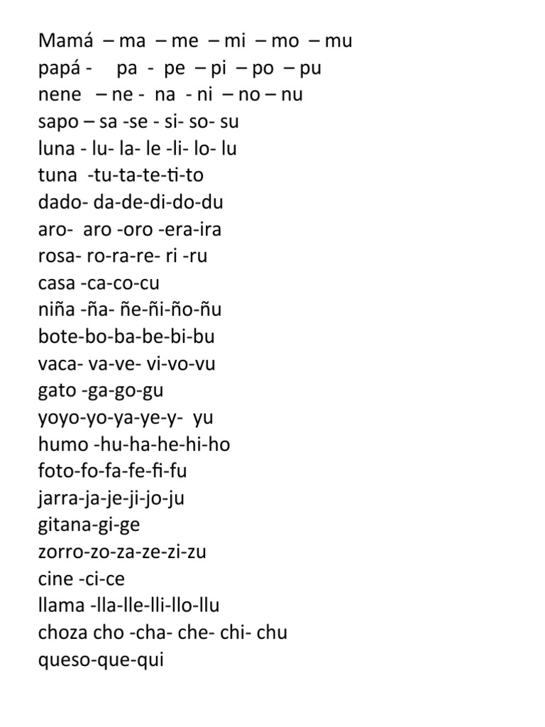 Silabario Coquito | PDF