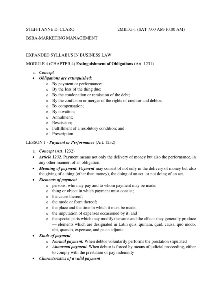 Chapter 4 (Business Law) | Download Free PDF | Payments | Legal Tender