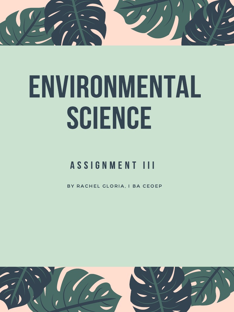 Environmental Science Project | PDF | Plants | Botany