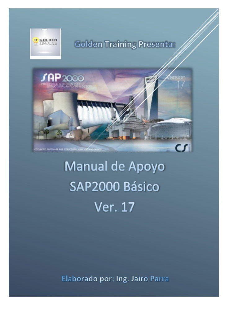 Manual de Apoyo de SAP2000 Básico Ver17 | PDF | Ventana (informática ...