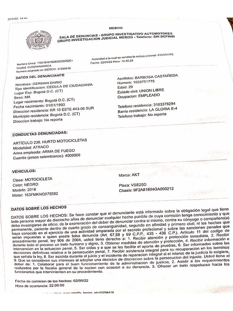 Denun 1 | PDF