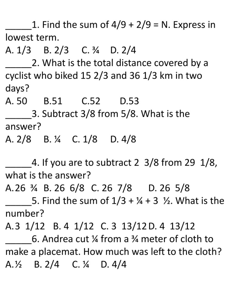 Math | PDF | Elementary Mathematics | Arithmetic