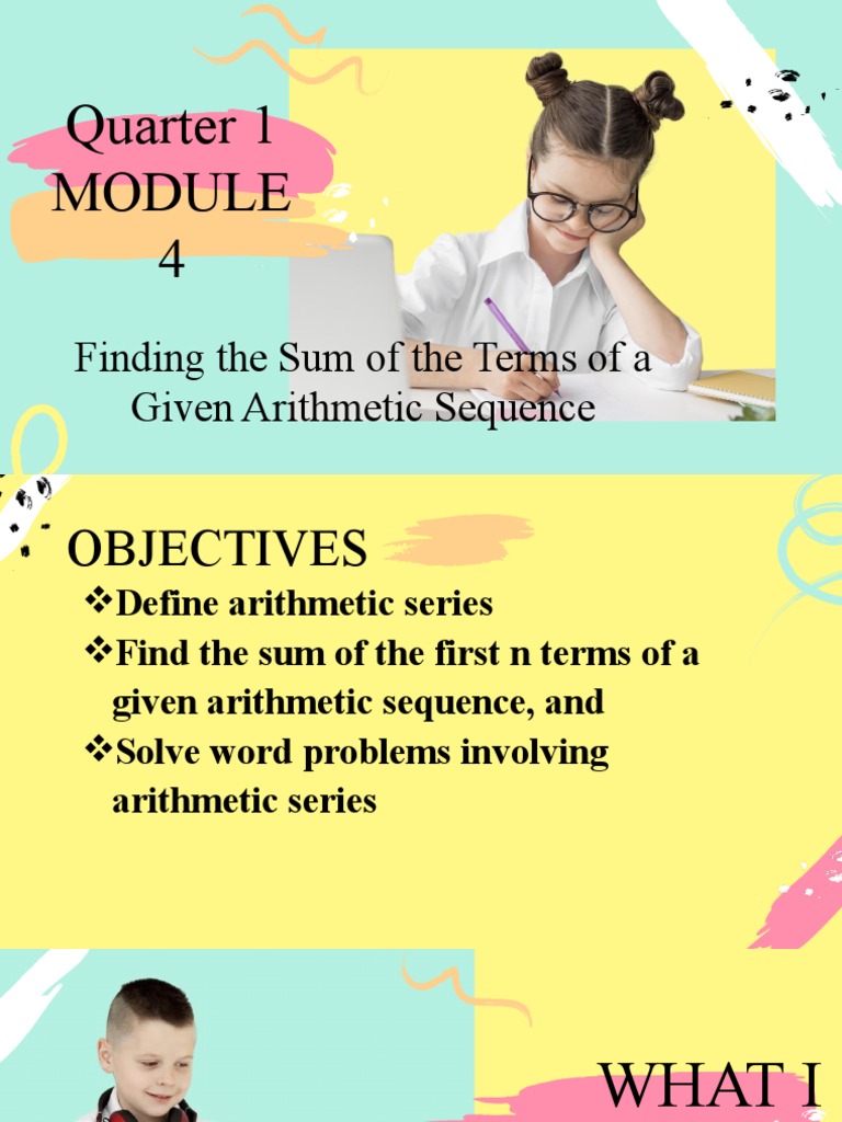 Arithmetic Series Pdf Abstract Algebra Number Theory