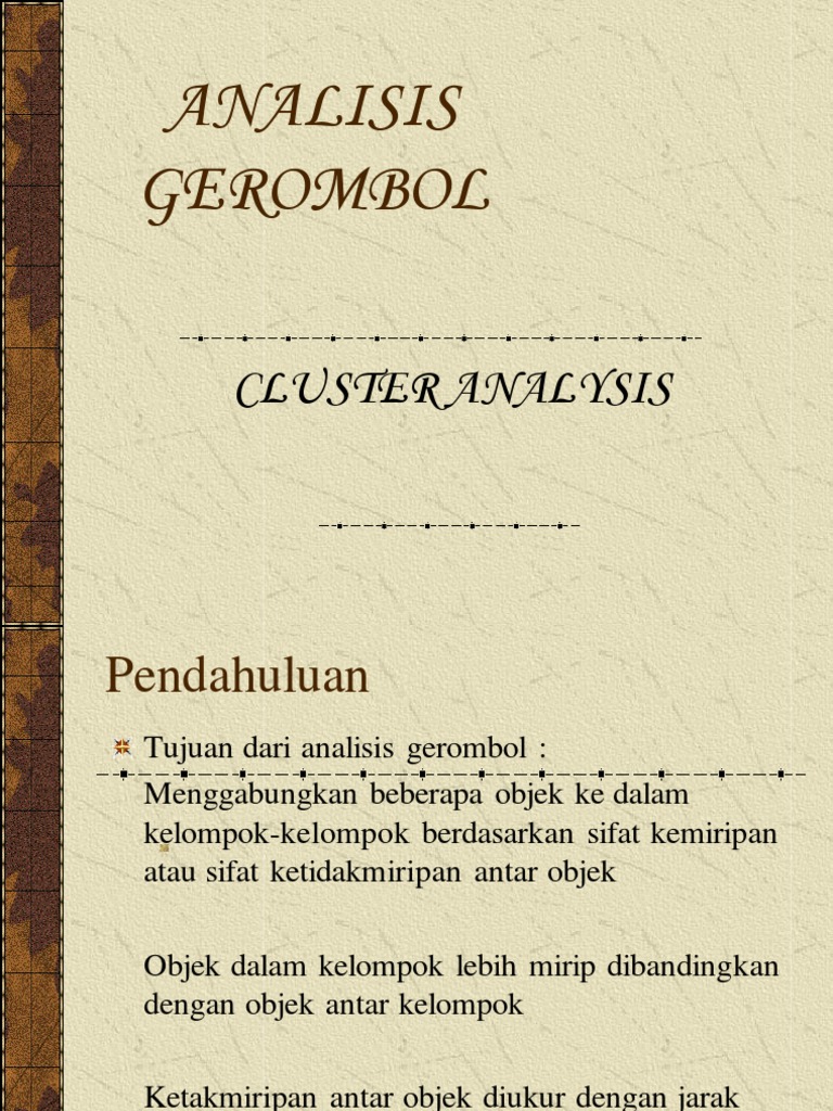 Adoc - Pub Analisis Gerombol Cluster Analysis | PDF