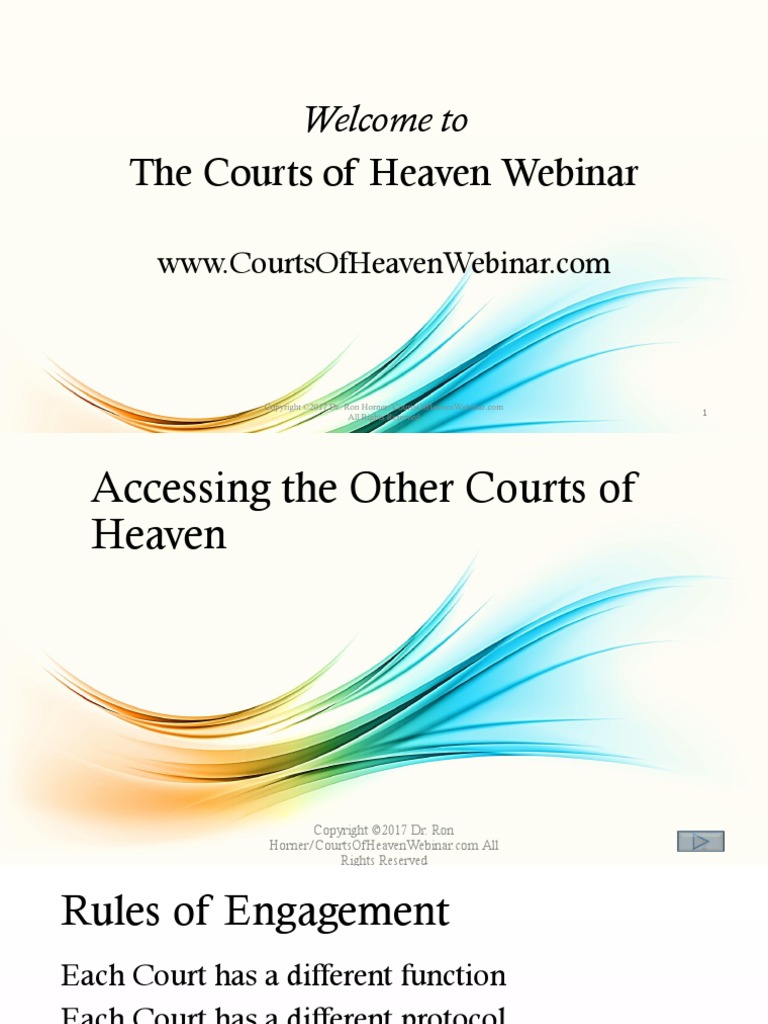 Accessing the Courts of Heaven Guide | PDF | Judgment (Law) | Judge