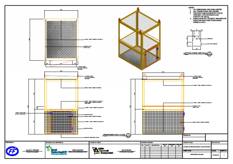 Pier Cage Design Specifications | PDF | Manufactured Goods | Firearms